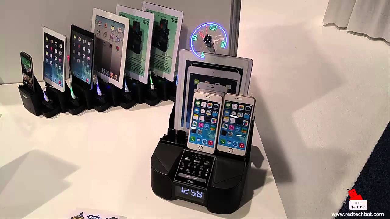 DOK Universal Charging Docks and Karaoke Machines at CES 2016 - YouTube