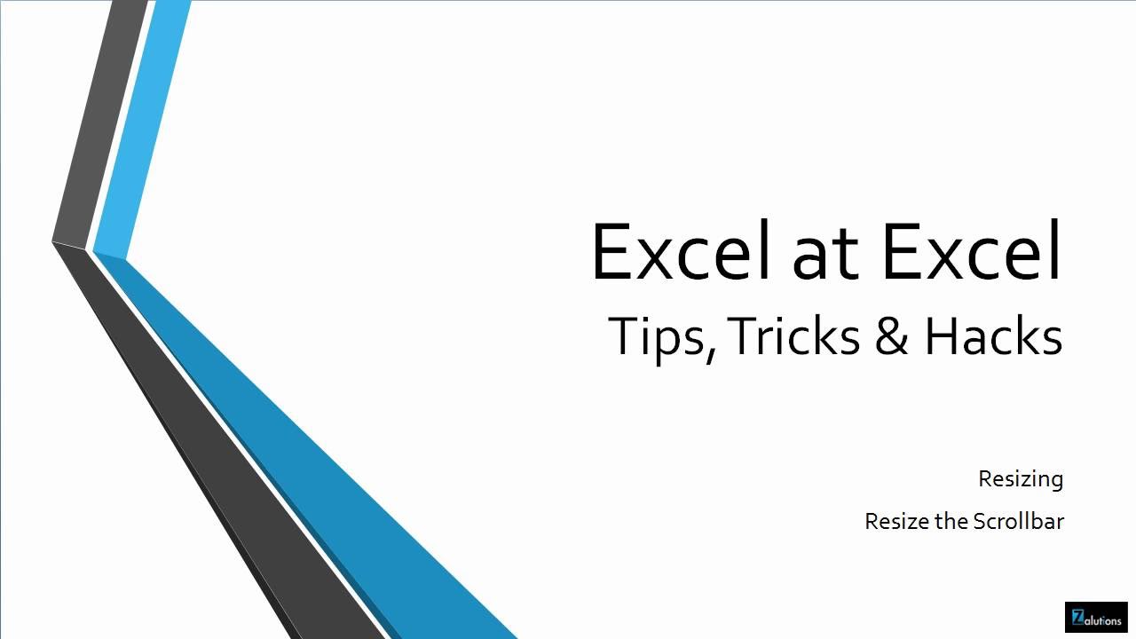 Resize Scrollbar - YouTube