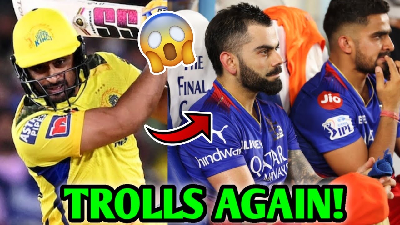 Rayudu & CSK Players TROLL RCB Fans! 😱🔥| RCB vs CSK IPL 2024 Cricket ...