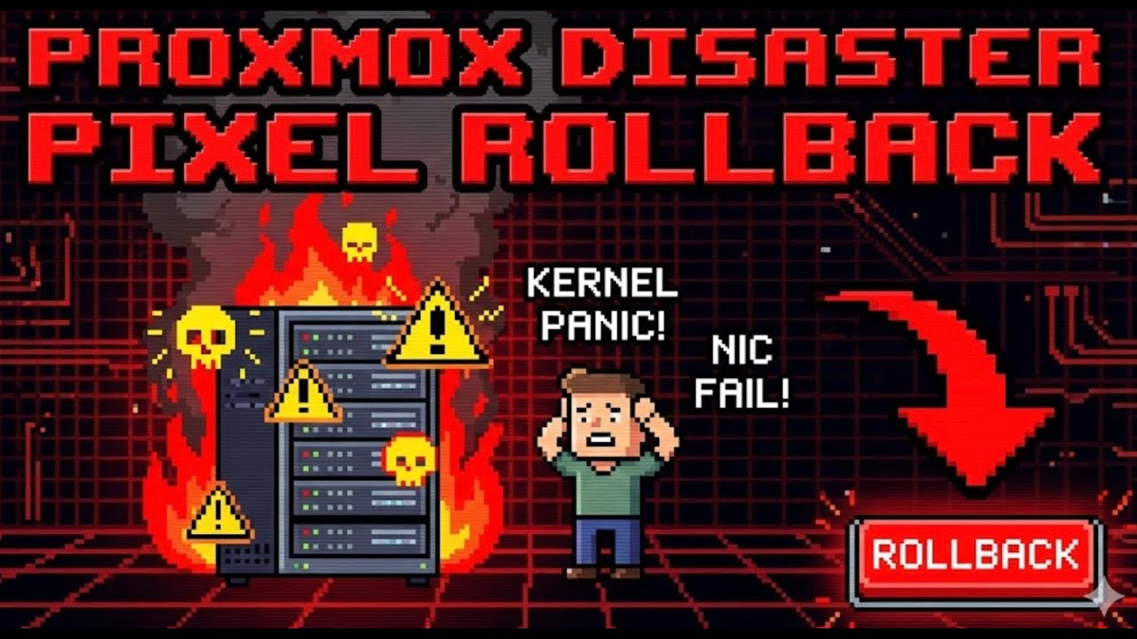 Proxmox 9.1 Disaster: Kernel Panics, NIC Failures, & The Rollback Rush - YouTube