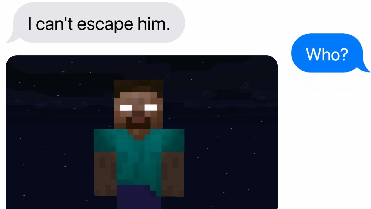 How Herobrine Overtook My World | Scary Texting Story - YouTube