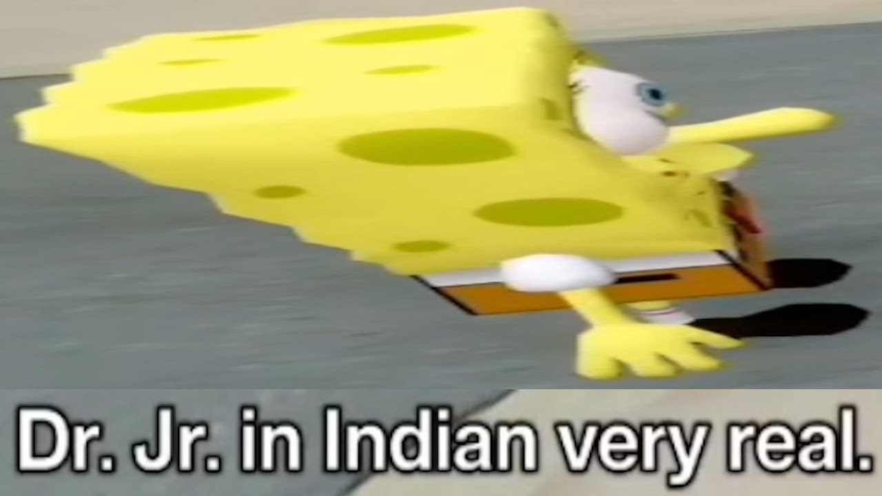 SpongeBob can only say Dr. Jr. in indian very real! (AI Sponge ...