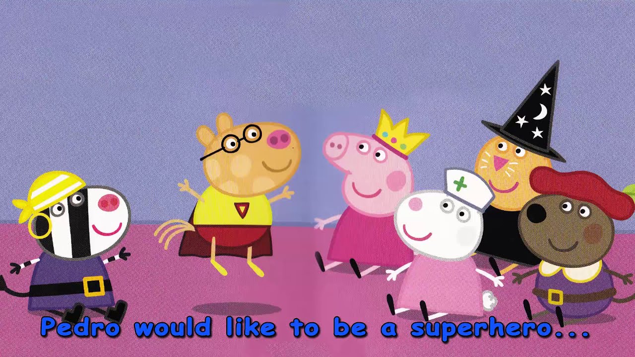 Pedro Pony Peppa Pig, Reading is Fun - YouTube