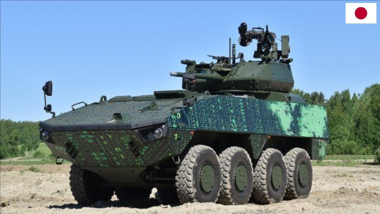 Japan will produce the Finnish AMV XP armored vehicle - YouTube