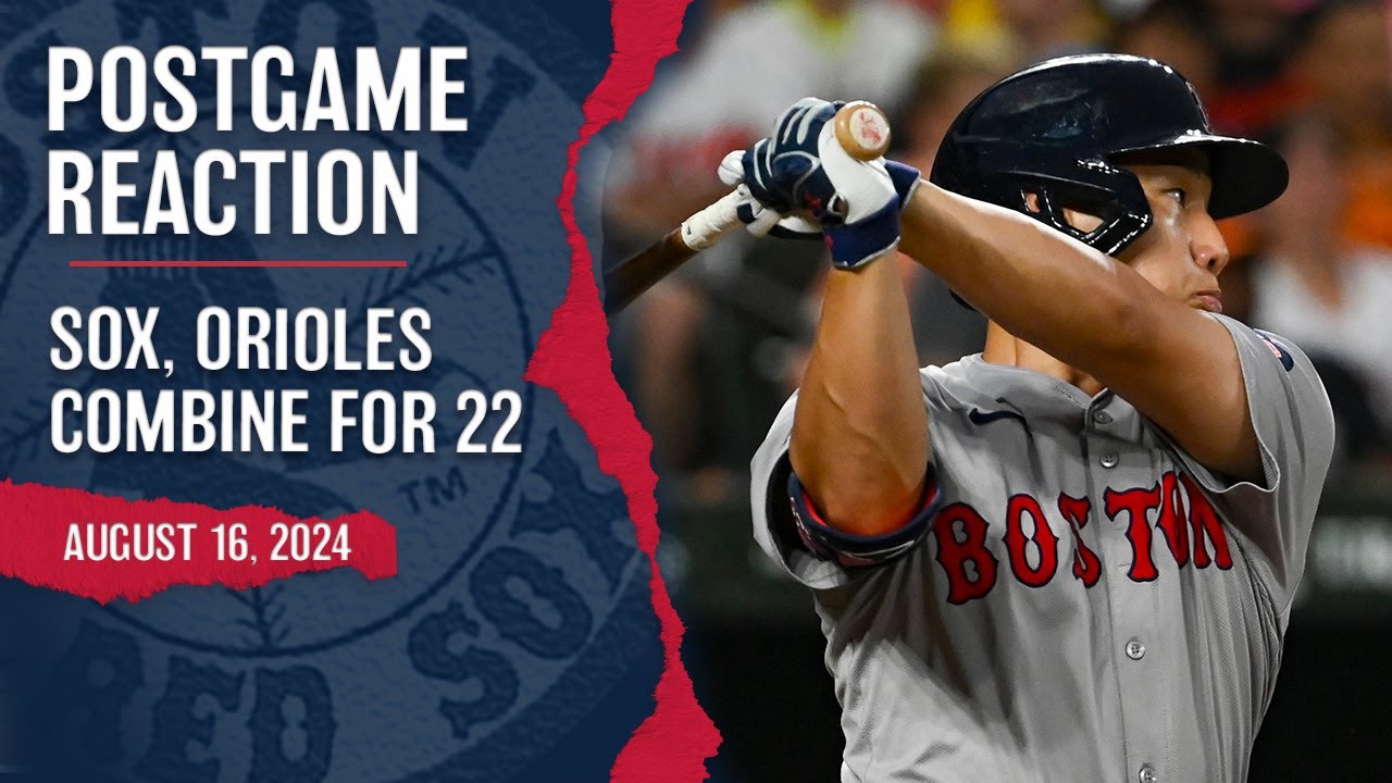 WATCH: Postgame Reaction From The Boston Red Sox After An Offensive ...