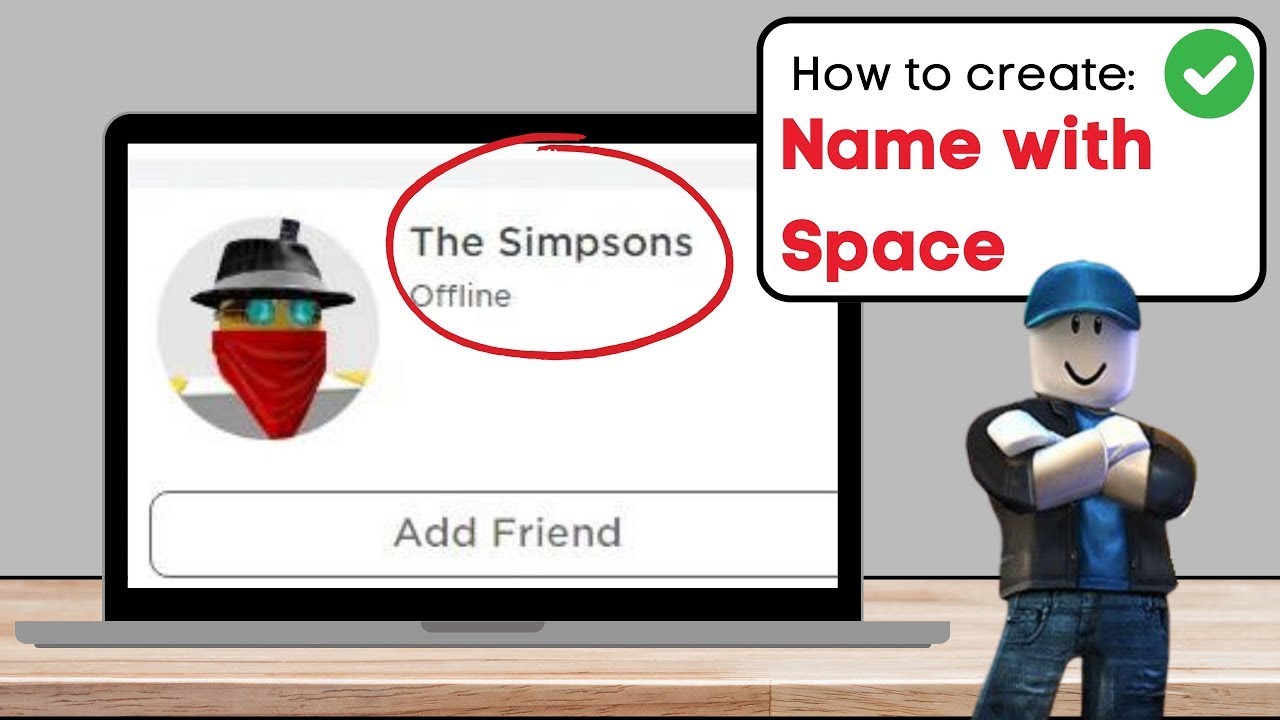How To Put Spaces In Your Display Name On Roblox Roblox Username With ...