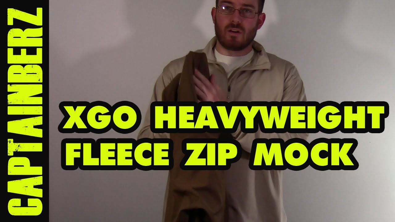 XGO Fleece Zip Mock 1/4 Zip - YouTube