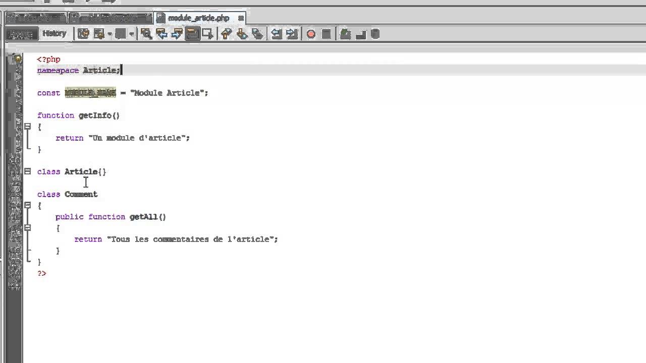 Les Namespaces En Php Tutoriel Php Youtube 2923