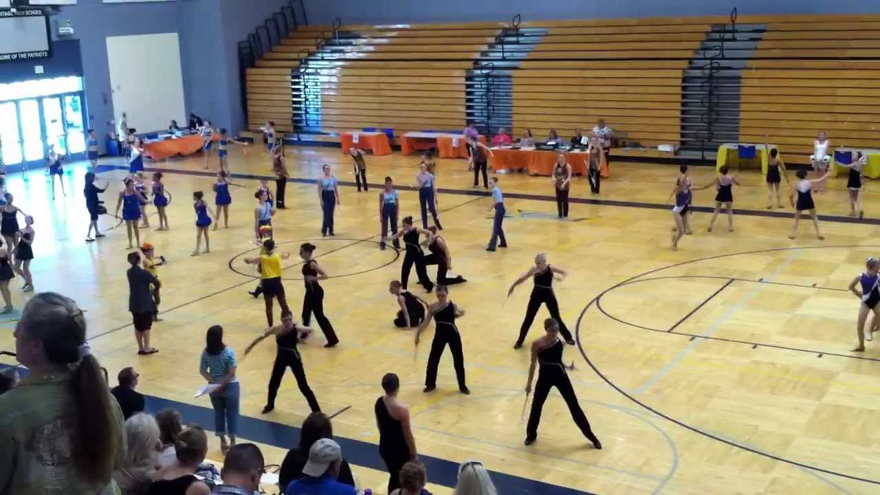 Twirling and Dance Twirl Team Warm Up at 2011 USTA Baton Twirling ...