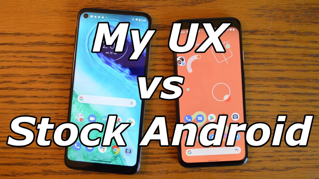 Motorola My UX vs Stock Android - YouTube