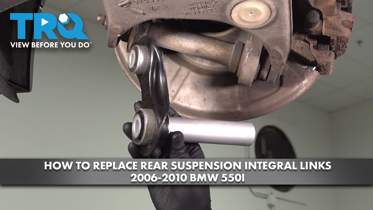 How to Replace Rear Suspension Integral Links 2006-2010 BMW 550i - YouTube