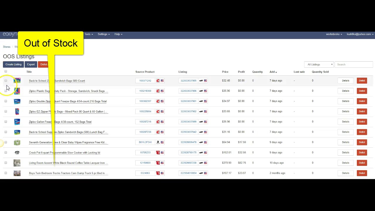 eBay Out of Stock Feature | Immediate Stock Control Features - YouTube
