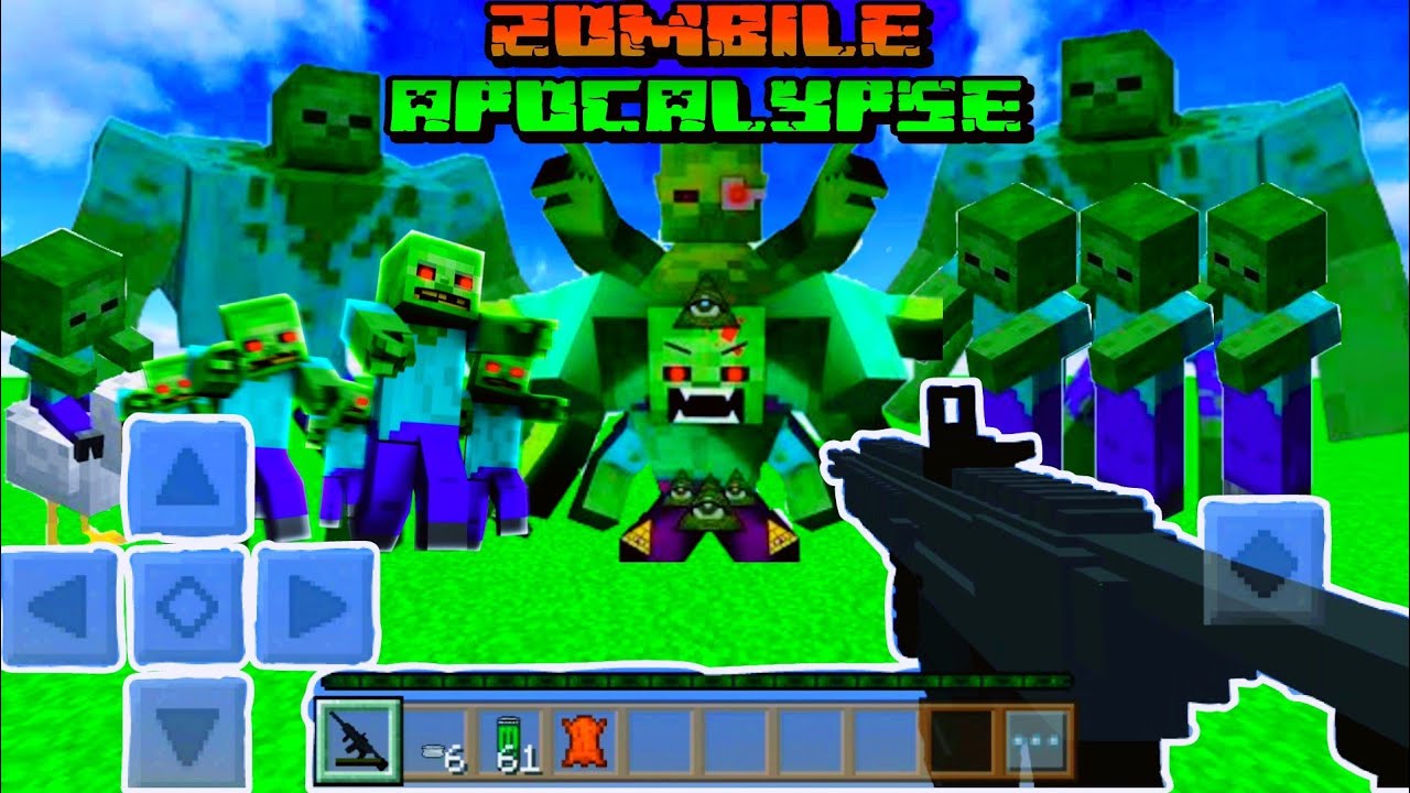 Zombie Apocalypse Mod For Minecraft PE With Download Link - YouTube