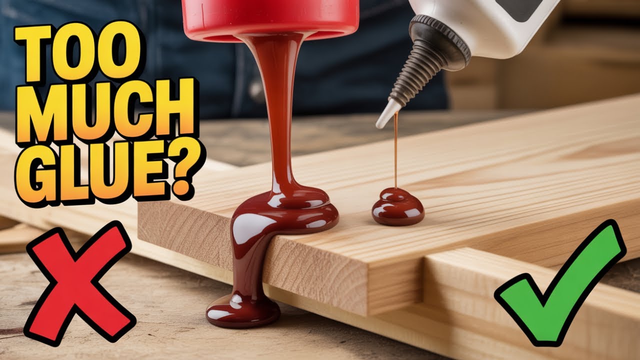 What Happens If You Put Too Much Wood Glue? - YouTube