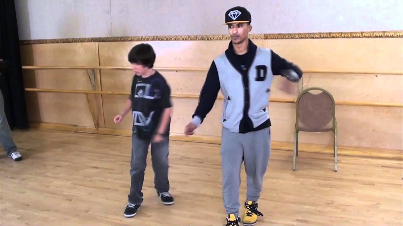 Dalton Cyr learning dance moves from Anthony "Kanec" Carr - YouTube