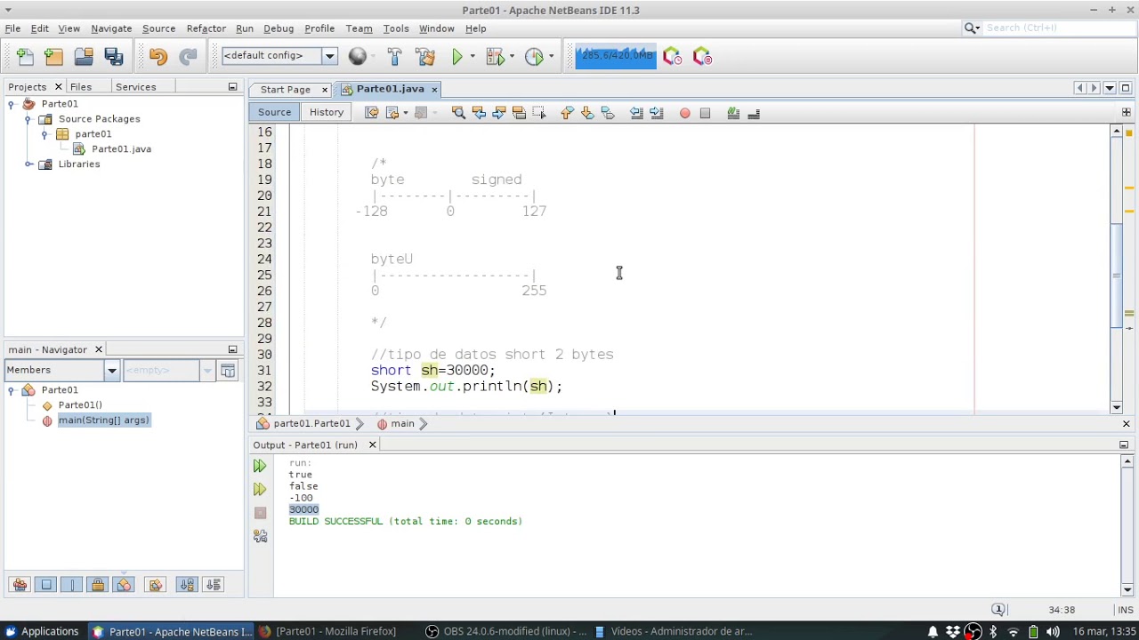 Java SE 0009 Tipo de datos int - YouTube