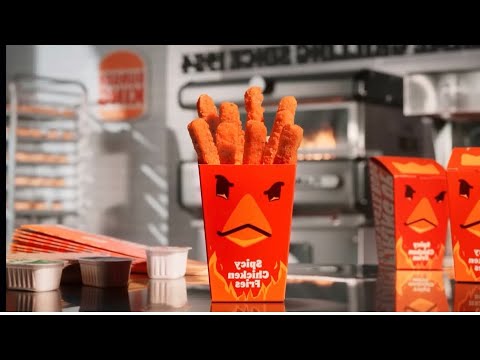 Spicy chicken fries ad before watching this be warned - YouTube