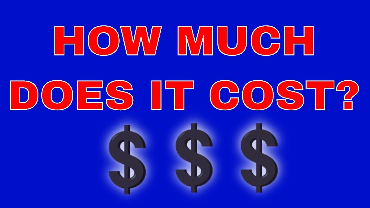 What's the Cost? How Much Money? #countthecost - YouTube