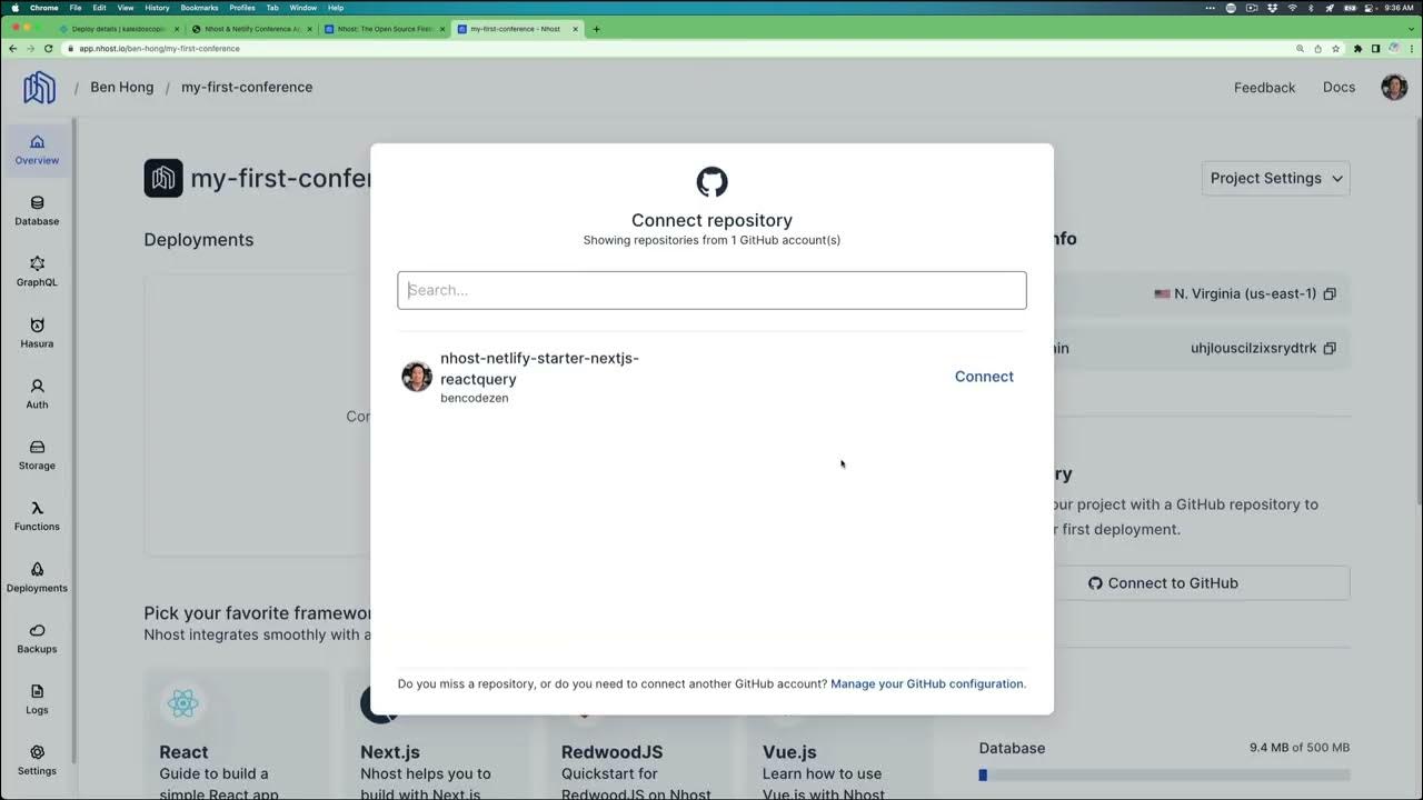 Deploy Next.js Nhost Starter Template with Netlify - YouTube