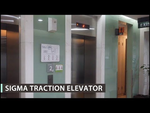 [4K] Sigma Traction Elevator (Lift) @ Prodia Tower, Kramat, Senen - YouTube