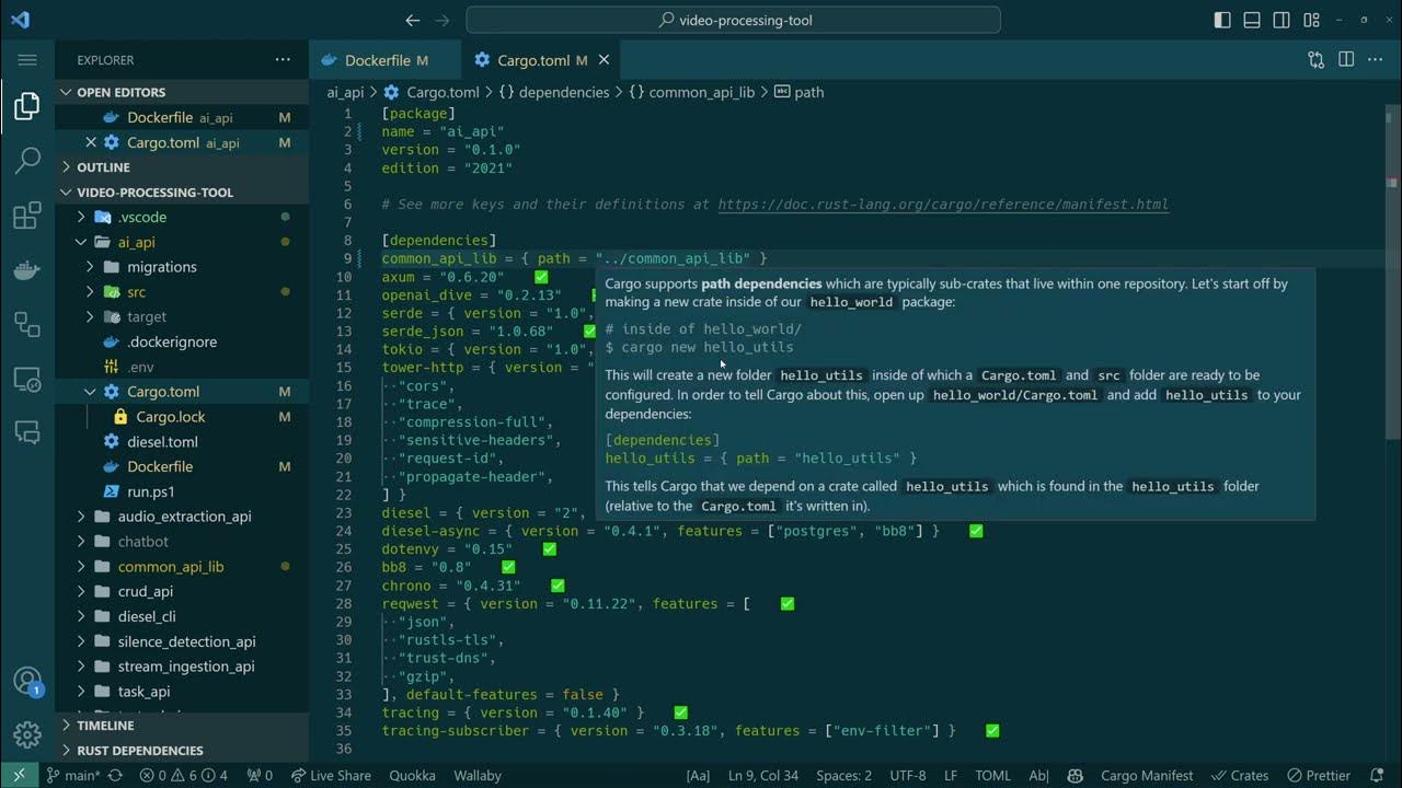 Dockerizing a Rust API and Building a CRUD API for react-admin | stream VOD part 1 - YouTube