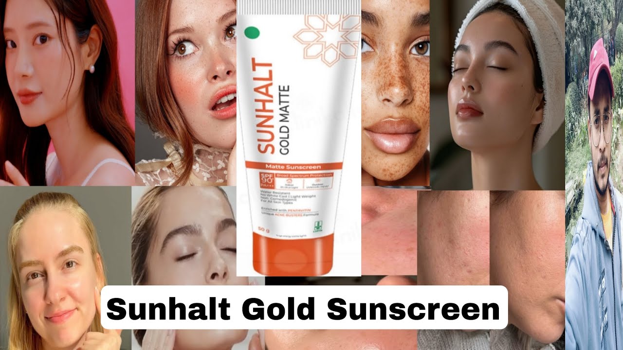 Sunhalt Gold Sunscreen Review - YouTube