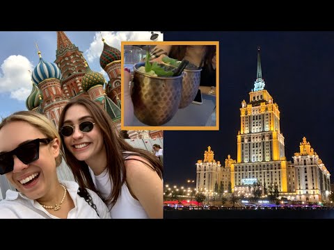 MOSKOVA VLOG! 🇷🇺✨yemeli içmeli, turistik gezintili ve ÇOK EĞLENCELİ!
