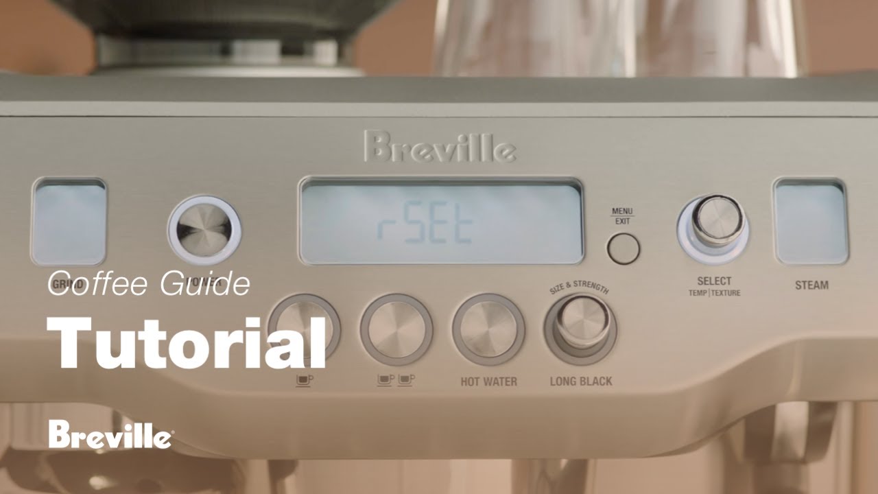 Tutorials - How to perform a factory reset | the Oracle® | Breville