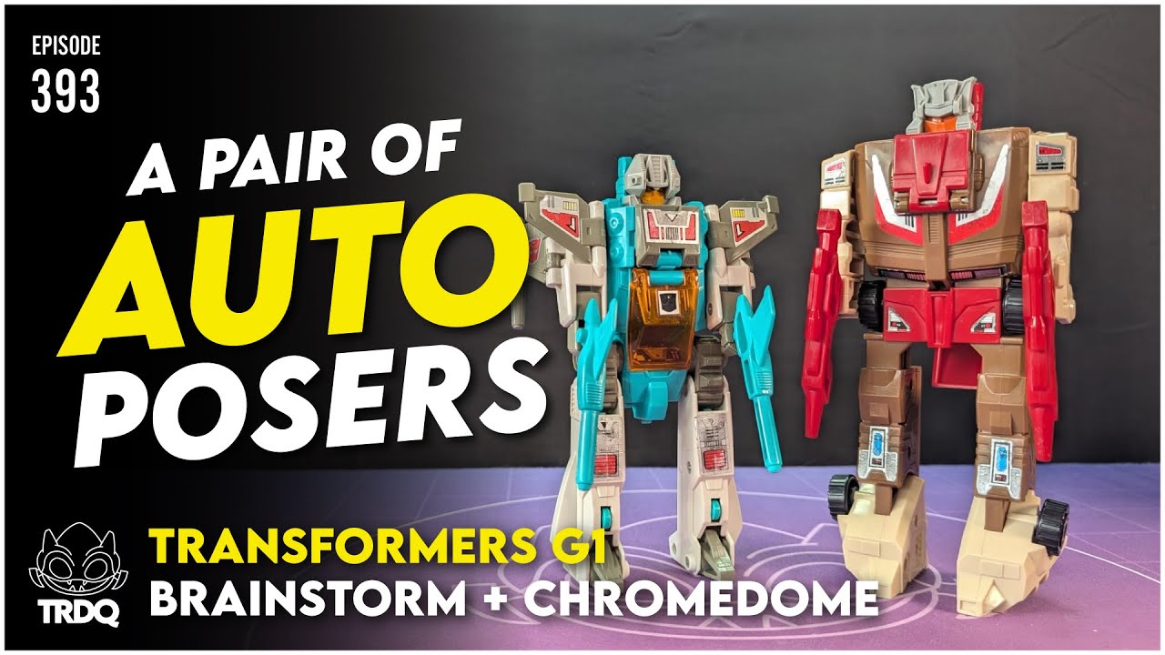 TRDQ: Transformers - G1 Brainstorm and Chromedome Review - YouTube