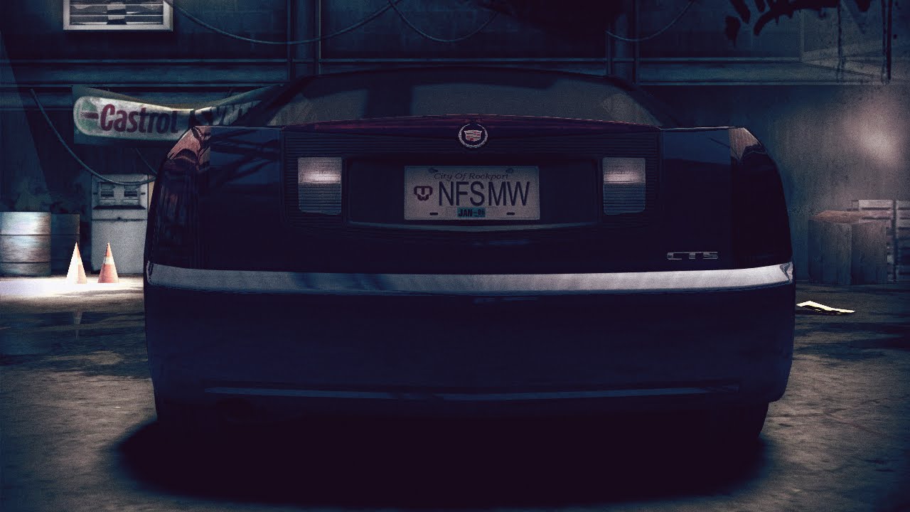 (NFSMW) Cadillac CTS - Exhaust Video - YouTube