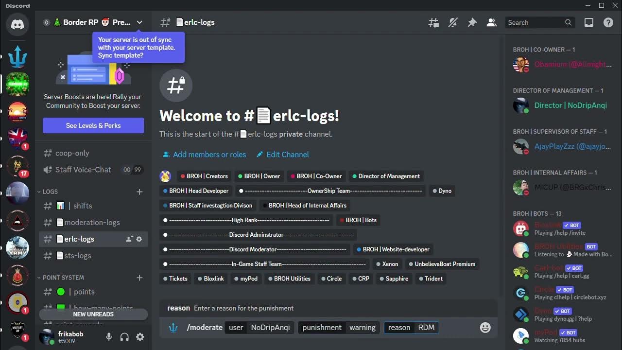 How to log erlc warnings, kicks, and bans. - YouTube