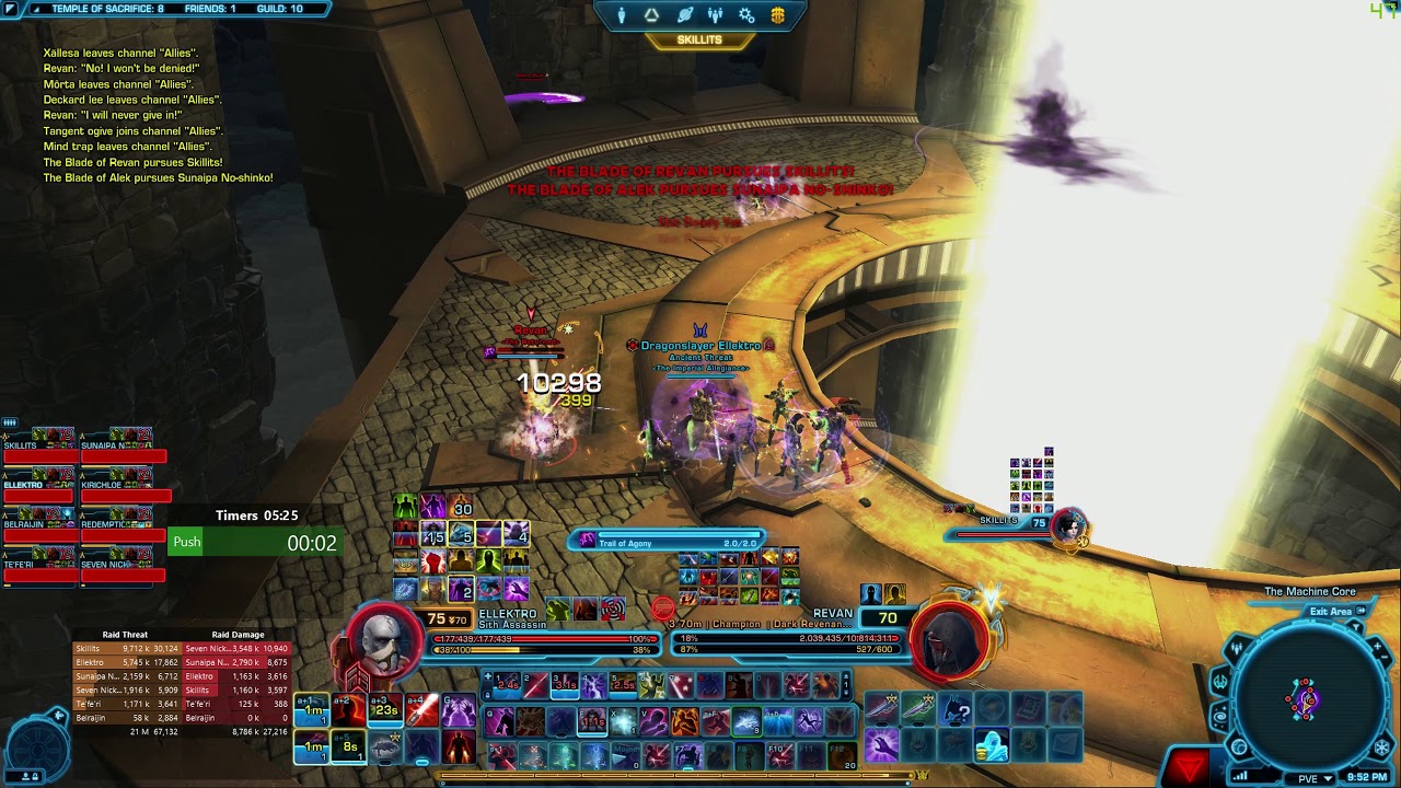SWTOR ToS Revan VM (Hard Mode) 6.0 With Aberration calls - YouTube