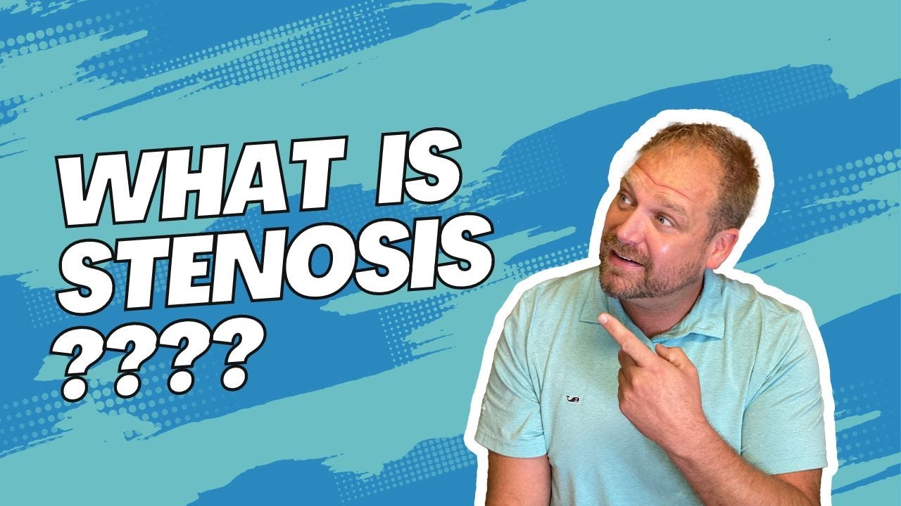 What is Stenosis - Find Out Causes and Natural Treatments (Dr Andrew Gorecki) - YouTube