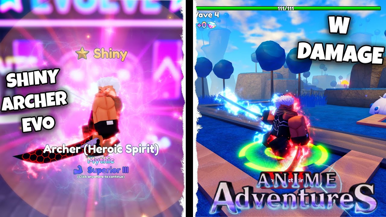Evolving New Shiny Archer Heroic Spirit Anime Adventures!!! - YouTube