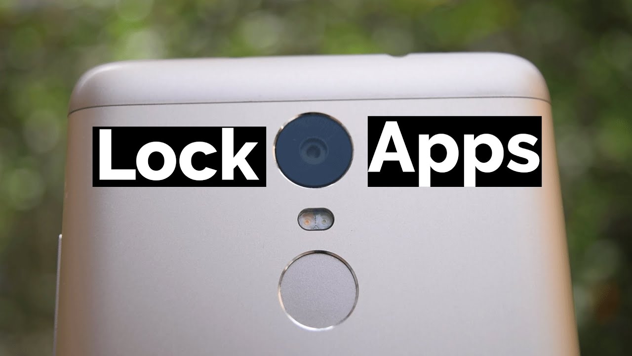 Redmi Note 3 gets Lock Apps with Fingerprint feature - YouTube