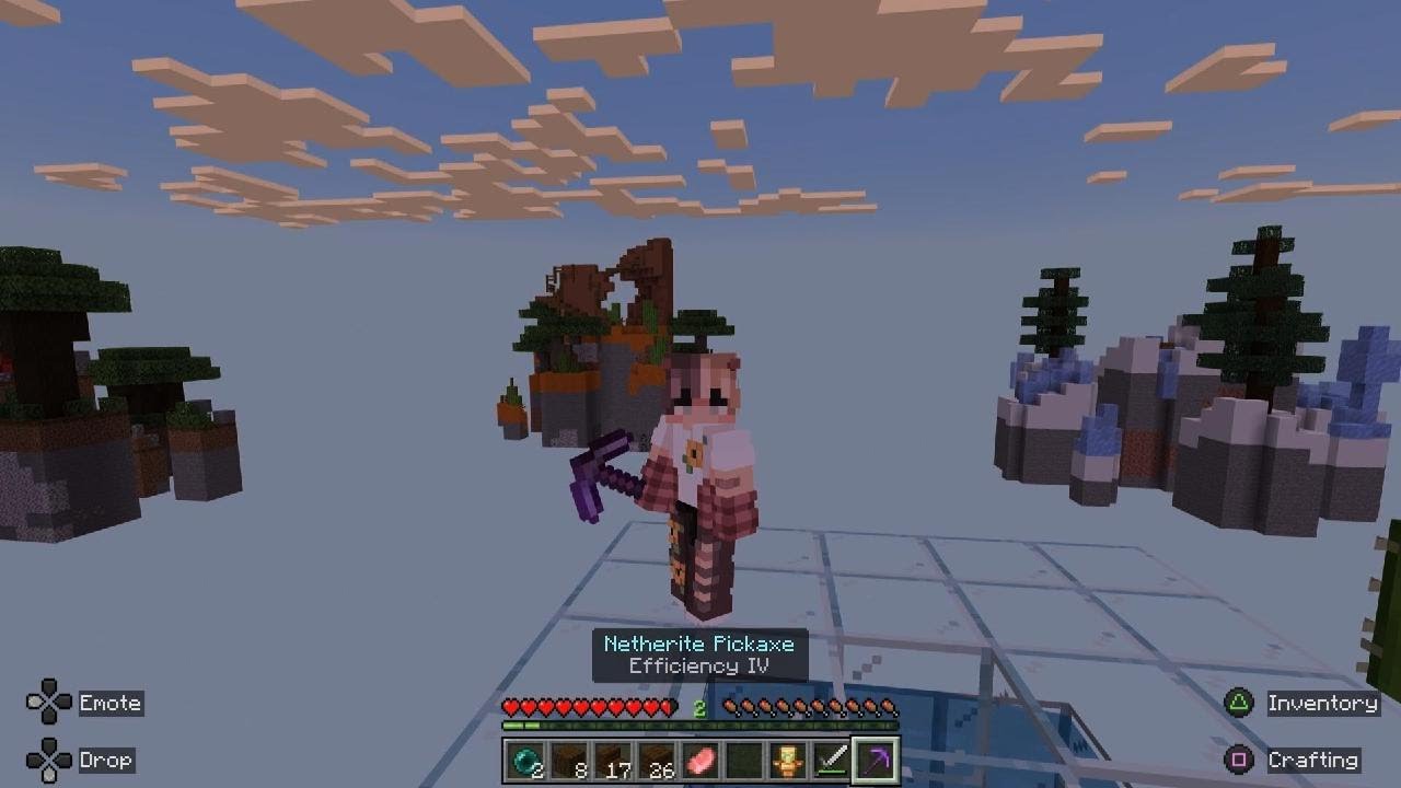 Me geting netherite pic not cheats - YouTube