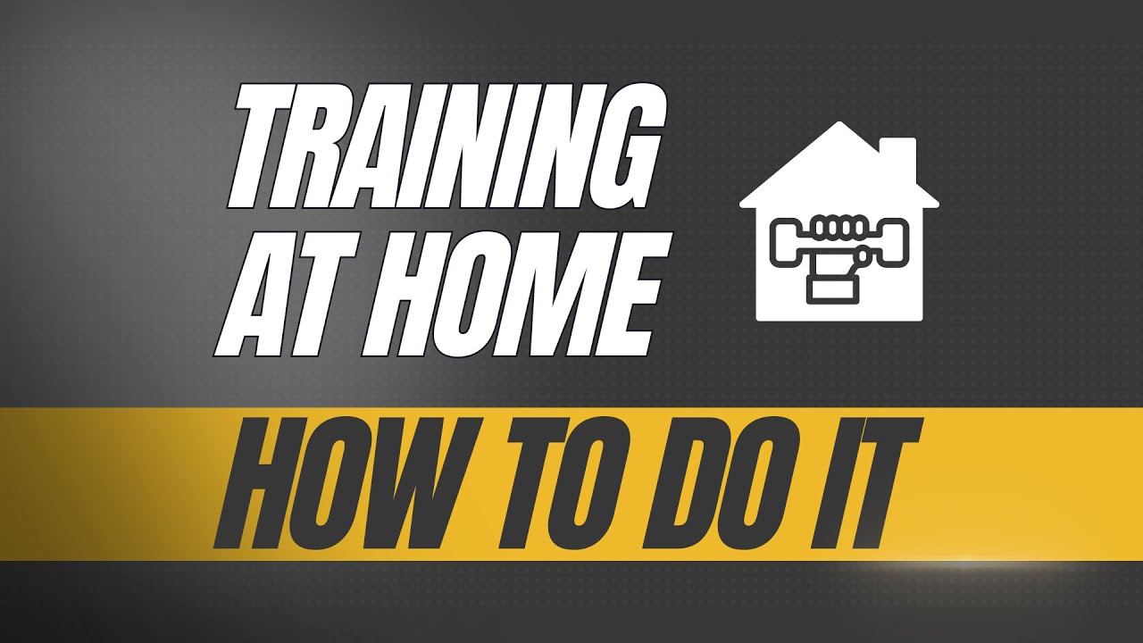 Training at home: how to create your own gym - YouTube