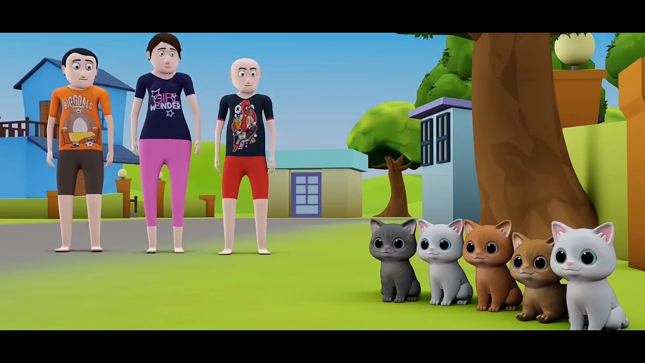 cat billi ka bacha cartoon video #animal video #cartoom tv cartoon ...