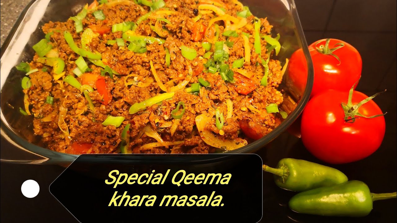 Special Qeema khara masala... 😍😋😍 - YouTube