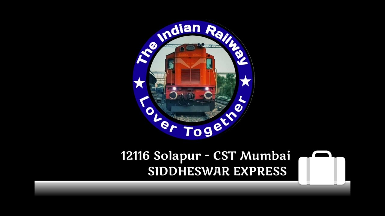 12116 Siddheshwar express me First Time AC 3E Coach Attached - YouTube