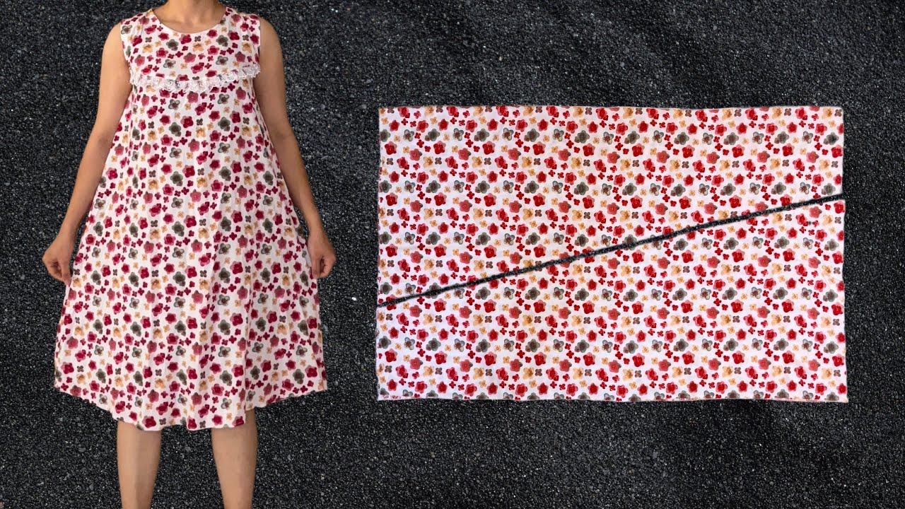 Tailor’s Secrets Revealed! Stunning Dress with Just 1 Meter of Fabric ️ ...
