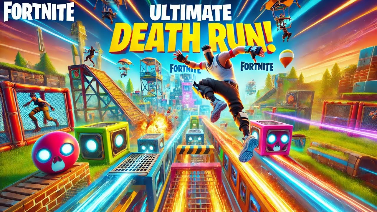 Fortnite Death-run challenge with my freind's - YouTube