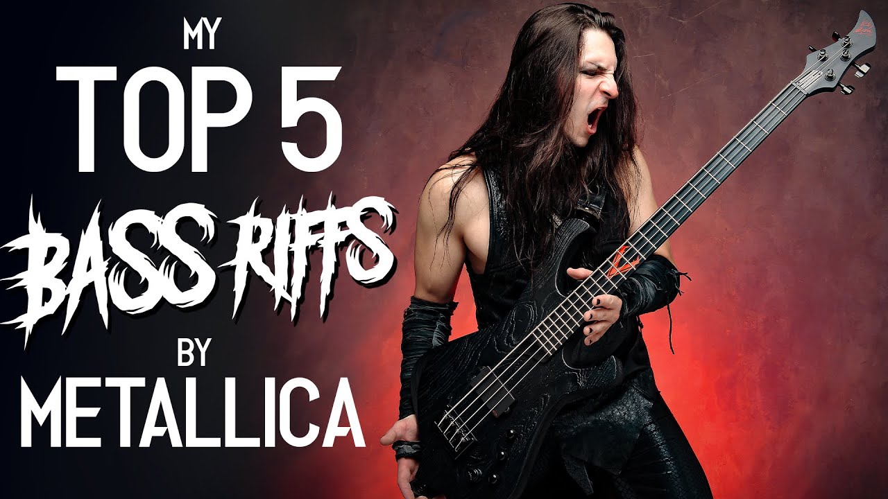 My Top 5 BASS RIFFS by: Metallica - YouTube
