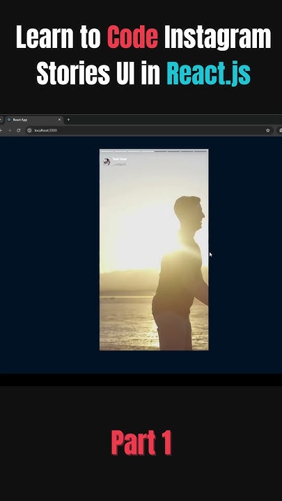 Instagram Story UI In React.js #interviewpreparation #reactjs #frontend #softwaredeveloper # ...