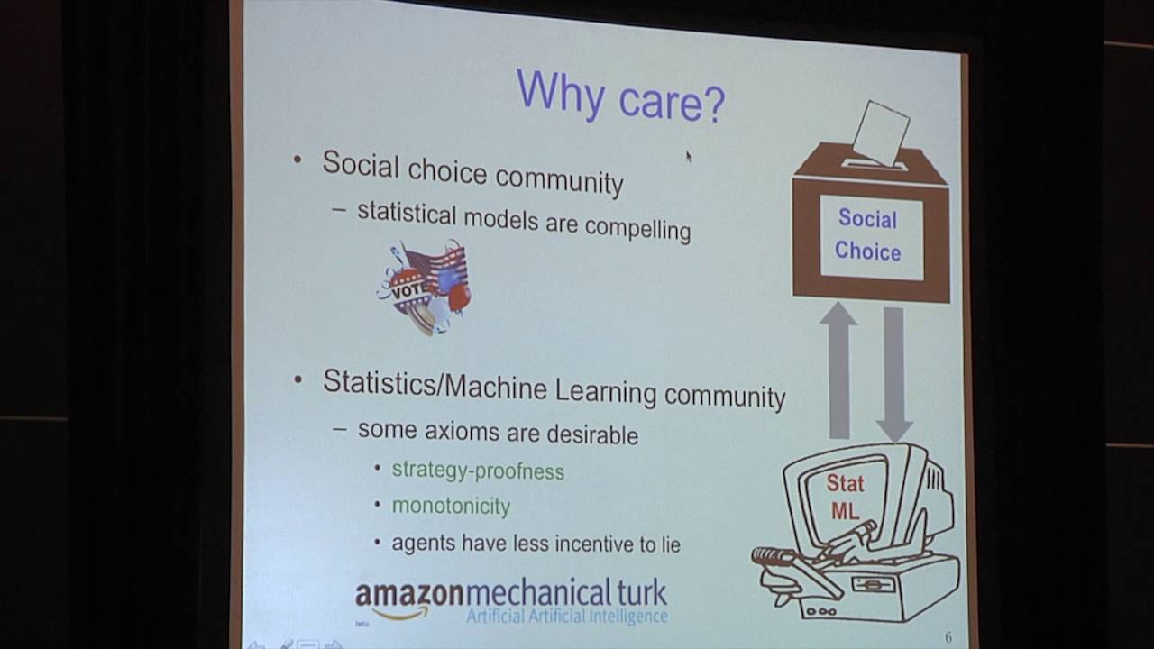 NIPS: Oral Session 10 - Lirong Xia - YouTube