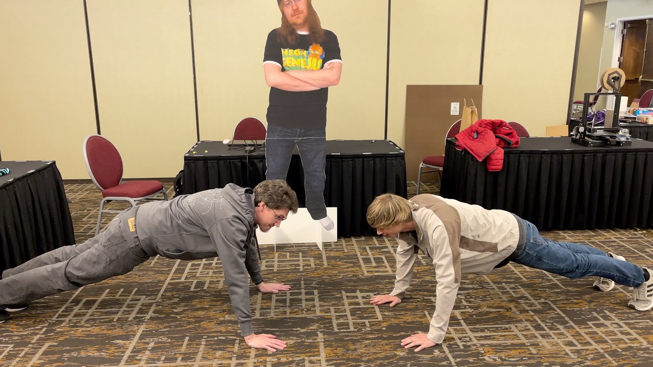 pushupp contest - YouTube