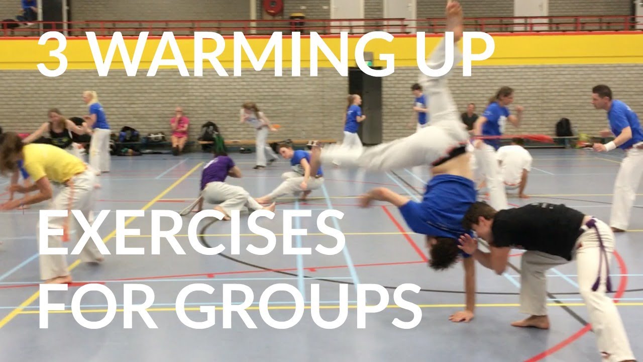 3 GROUP WARMING UP EXERCISES | CAPOEIRA Teaching #1 - YouTube