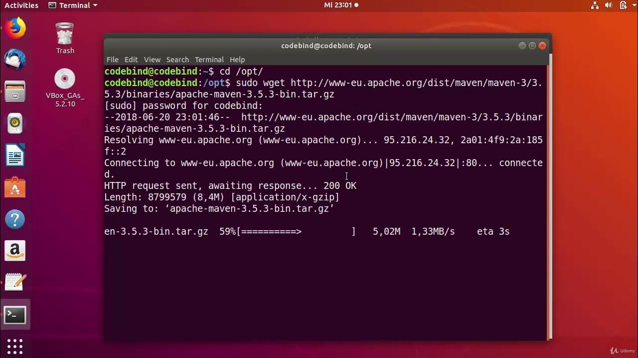 10 Install maven On Ubuntu - YouTube