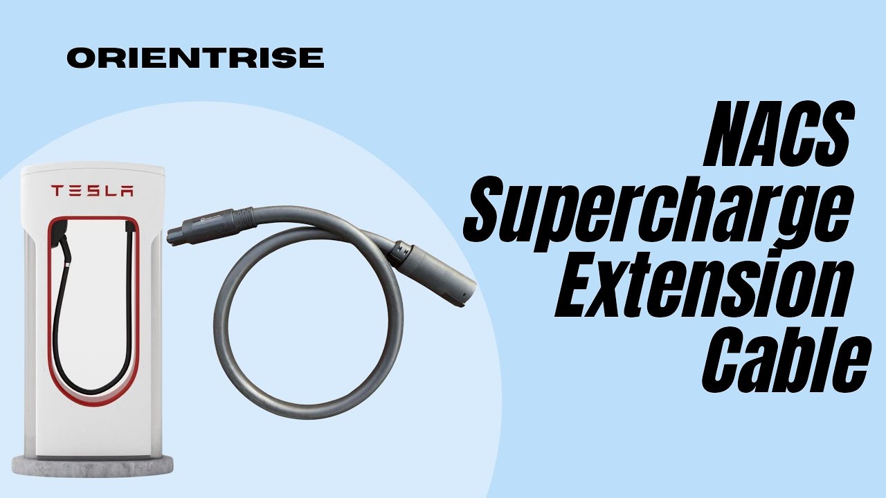 NACS Supercharge Extension Cable - YouTube