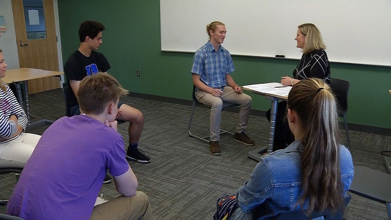 Breck Students Practice Interview Skills - YouTube